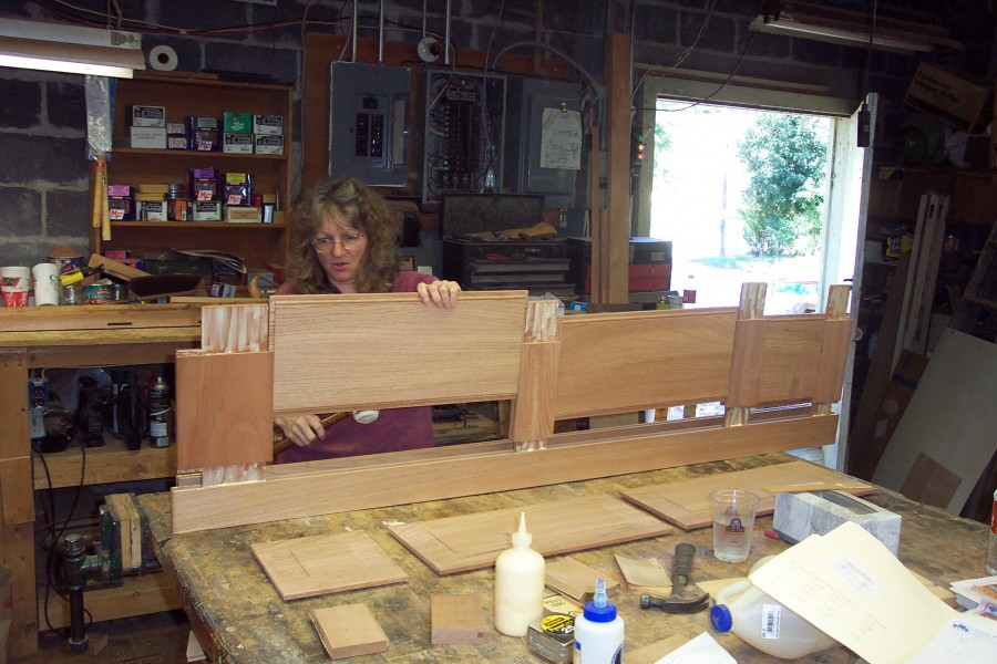 Spanish Cedar Raised Panel Shutters